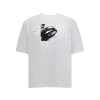 Dsquared2 Homme, Tops, Blanc, Taille: M T-shirt en Coton Esprit Urbain