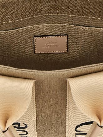 Chlo&eacute; Woody Tote Bag - Beige