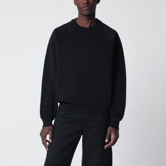 Ami Schwarzes Ami De Coeur Sweatshirt