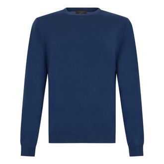 Slowear Flexwool Rundhals-Pullover - - Knitwear - Herren - Blau - M