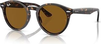 Ray-Ban Larry Sonnenbrillen Havana Fassung Braun Glas 49-21