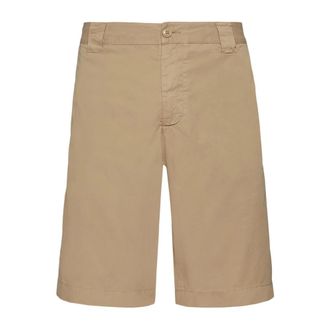 Woolrich L&auml;ssige geometrische Mini-Shorts mit hoher Taille - - Shorts - Herren - Beige - W33
