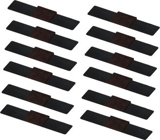 Artibetter 12 Stück Teiliges Wrap Around Möbel Schutzset mit Verschleißfest rutschfest Geeignet für Stuhl und Tischbeine Bodenschoner für Teppich und Vinylboden 