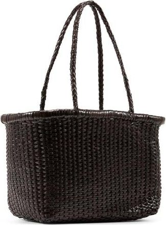 Dragon Diffusion Sac panier B Weave Small en cuir tress&eacute;