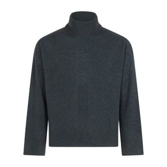 Emporio Armani Wollmischung Rollkragenpullover - - Knitwear - Herren - Gr&uuml;n - M