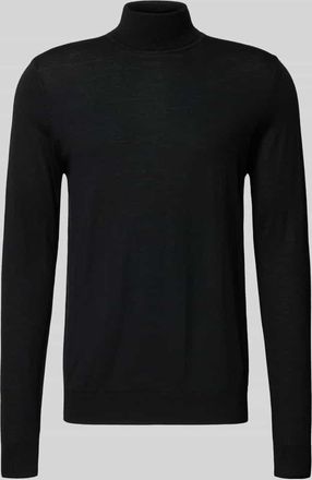 Profuomo Pullover aus Merinowolle mit Rollkragen