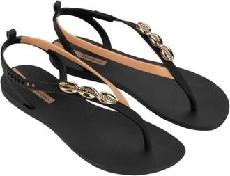 Ipanema Tongs de piscine, caoutchouc, t-shirt antid&eacute;rapant, lani&egrave;res &agrave; la cheville, pelle, fines, &eacute;l&eacute;gantes, pour femme, beige, 40 EU