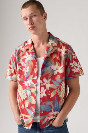Levi's Sunset Camp Standard Fit Lightweight Shirt - Homme - Multicolore / Dallas Floral Print Red - 2XL