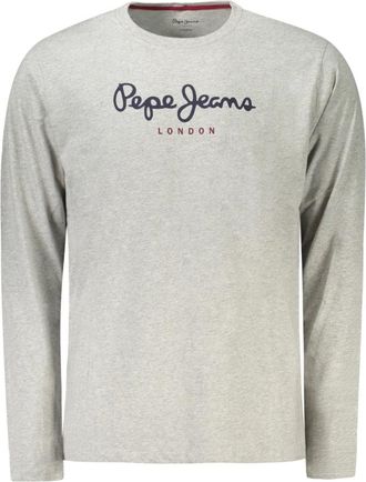 Pepe Jeans London Homme, Tops, Gris, Taille: L T-shirt &agrave; Manches Courtes
