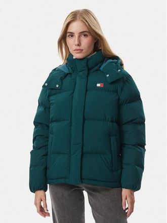 Tommy Jeans Daunenjacke Alaska DW0DW18610 Dunkelgr&uuml;n Regular Fit