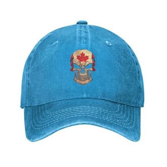 Generic Cr&acirc;ne Drapeau Canadien Femme Homme Casquette De Baseball Athl&eacute;tique Chapeau De Cowboy Styl&eacute;e Hip-Hop Cap pour Golf Sport Tennis