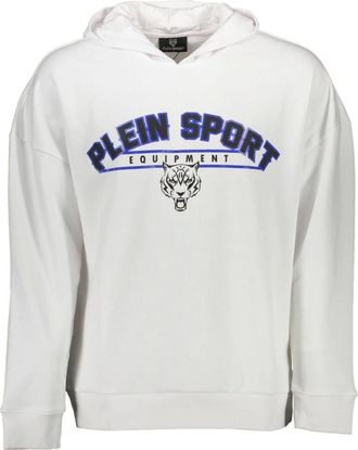 Plein Sport Homme, Sweatshirts et sweats &agrave; capuche, Blanc, Taille: M Sweat &agrave; Capuche Blanc Manches Longues