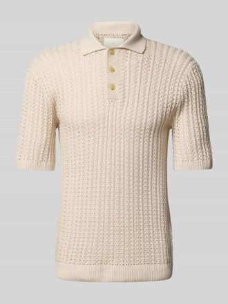 Premium by Jack & Jones Poloshirt mit Strukturmuster Modell JOEL