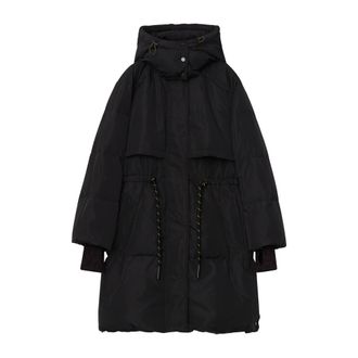 Day Birger Et Mikkelsen Winter Puff Jacke mit Kordelzug - - Coats - Damen - Schwarzk - L
