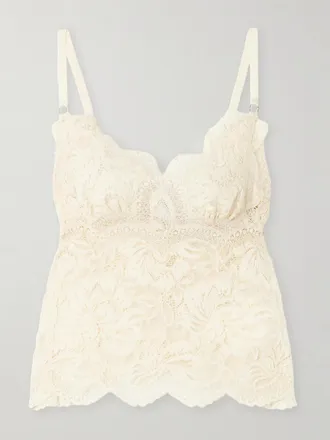 Paco Rabanne Caraco En Dentelle - Ivoire