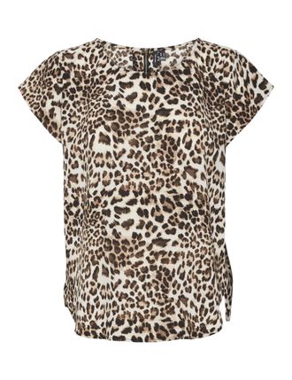 Vero Moda Vmsaki Ss Zip Top AOP WVN Ga Noos