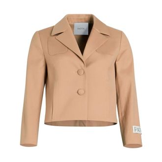 Patou Braune Jacke f&uuml;r Stilvolles Aussehen - - Jackets - Damen - Braun - S