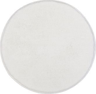 Kleine Wolke Badteppich / 60 cm, rund, polarwei&szlig; 4004478198319