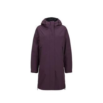 KRAKATAU Parka droite longue Planck &agrave; capuche