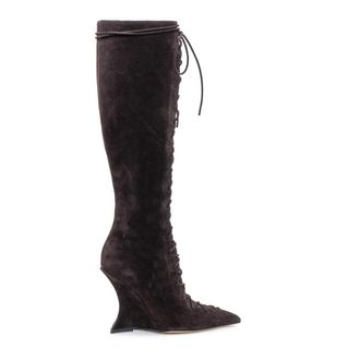 PARIS TEXAS Nina Lace Up Boot 105 - - Shoes - Damen - Schwarzk - 36 EU