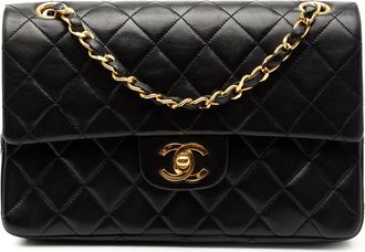 Chanel Hobo Bags - Small Classic Lambskin Double Flap - Gr. unisize - in Schwarz - f&uuml;r Damen