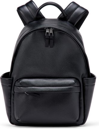 Amazon Essentials Damen Kleiner Rucksack aus Kunstleder, Schwarz, Einheitsgr&ouml;&szlig;e