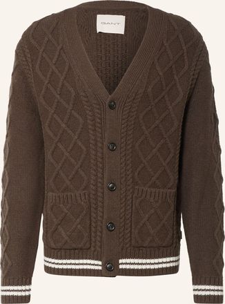 GANT Strickjacke braun