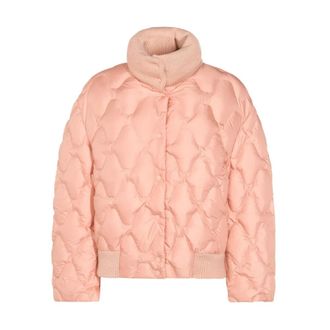 Fabiana Filippi Blush Pink Quilted Puff Jacket - - Jackets - Damen - Rosa - XS