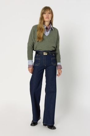 Gerard Darel Pull oversize en cachemire - JOURDAN - Kaki moyen