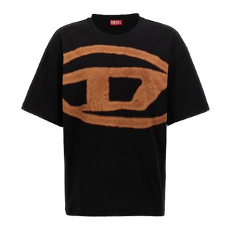 Diesel Homme, Tops, Noir, Taille: S T-Boxt-Bleach T-shirt