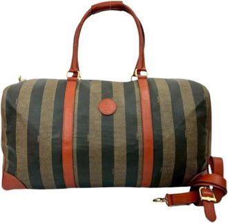 Fendi unisex, Pre-owned, Multicolore, Taille: ONE Size Sac Week-End en Cuir Pre-owned