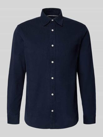 Jack & Jones Slim Fit Freizeithemd aus Cord mit Kentkragen