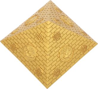 Garneck ZUNOXAZ Miniatur &Auml;gyptische Pyramide Resin Skulptur mit Gottestier Figur Antike Architektur Modell f&uuml;r Schule Aquarium Tischdekoration und Historische