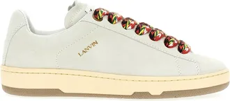 Lanvin Wei&szlig;e Kalbsleder Sneaker