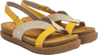 Art Damen 1718 Rhodos Sandale, Nappa Yellow Cream, 37 EU