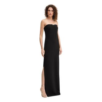 Elisabetta Franchi Ruched Midi Dress - - Dresses - Damen - Schwarzk - S