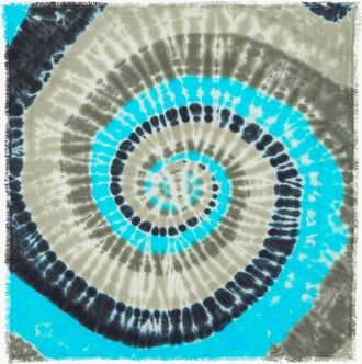 Kujten Grand bandana cachemire tie & dye - Grand Bandana Hachiko Sunny