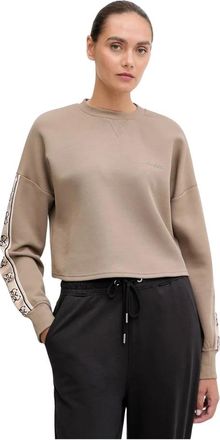 Guess Femme, Sweatshirts et sweats &agrave; capuche, Beige, Taille: 44 FR SweaT-shirts