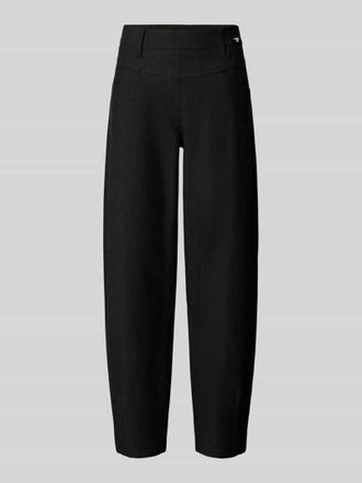 Cambio Regular Fit Barrel Leg Hose mit Label-Detail