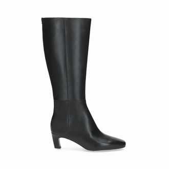 Peter Kaiser Damen - Stiefel 75520 in schwarz Glattleder