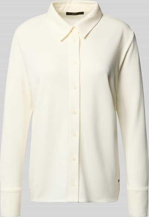 Windsor Regular Fit Bluse aus Lyocell-Mix mit Label-Detail