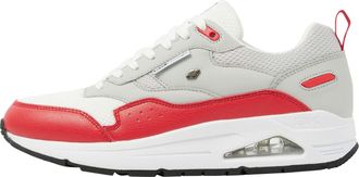 British Knights Herren Lennox Sneaker, Hellgrau Weiss Rot, 40 EU