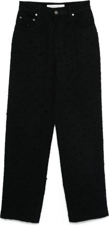 Golden Goose Hose mit Kristallverzierung - Schwarz