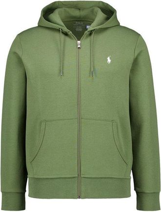 Polo Ralph Lauren Herren Sweatjacke gr&uuml;n unifarben