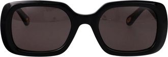 Chlo&eacute; Lunettes de soleil rectangulaires - unisex - Accessoires - Noir - Taille: 53 MM