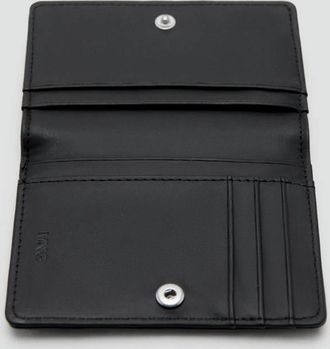 Mango Portefeuille avec effet grain&eacute; noir - Homme - Taille unique - MANGO MAN