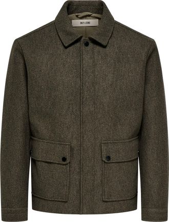 Only & Sons Herren Onsconnor Life Jacket OTW, Bungee Cord, xx_l