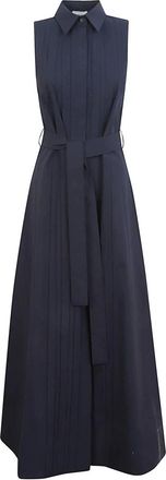 P.A.R.O.S.H. P.a.r.o.s.h., Femme, Robes, Bleu, Taille: 38 FR Cotton Shirt Dress