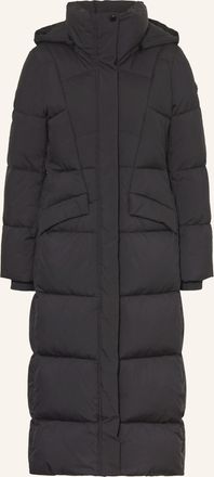 HUGO BOSS Steppmantel Pamaxi Mit Abnehmbarer Kapuze schwarz
