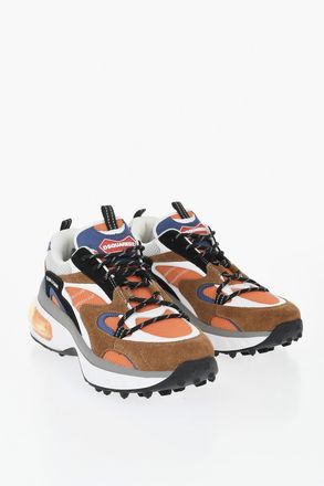 Dsquared2 Leather and Fabric Low-Top Sneakers BUBBLE Dsquared2